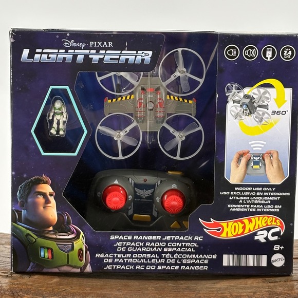 Hot Wheels | Toys | Disney Pixar Buzz Lightyear Space Ranger Jetpack Rc ...
